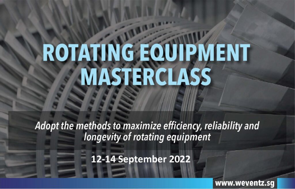 Rotating Equipment Masterclass ( 12 - 14 September 2022 ) - WEventz