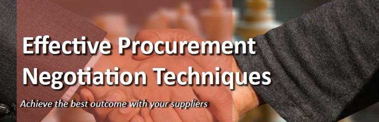 Effective Procurement Negotiation Techniques (11 – 12 February 2025 ...